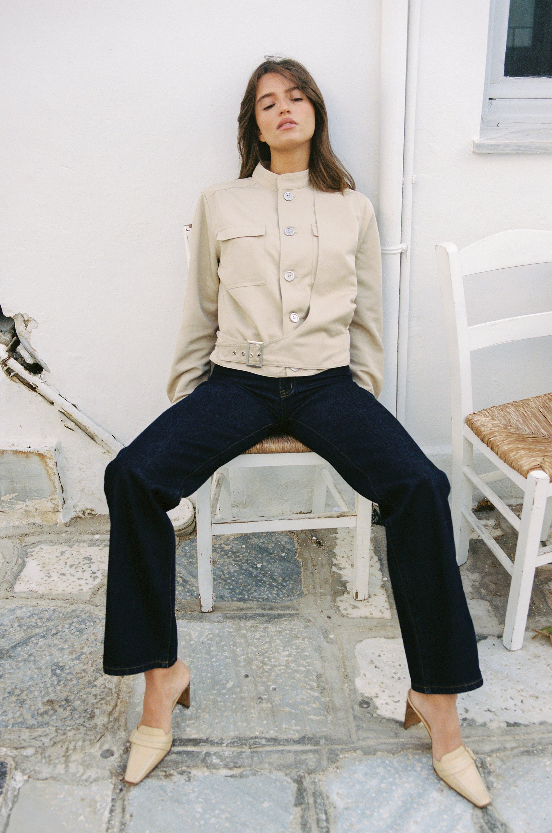 Ross Jacket | Tan – With Jéan