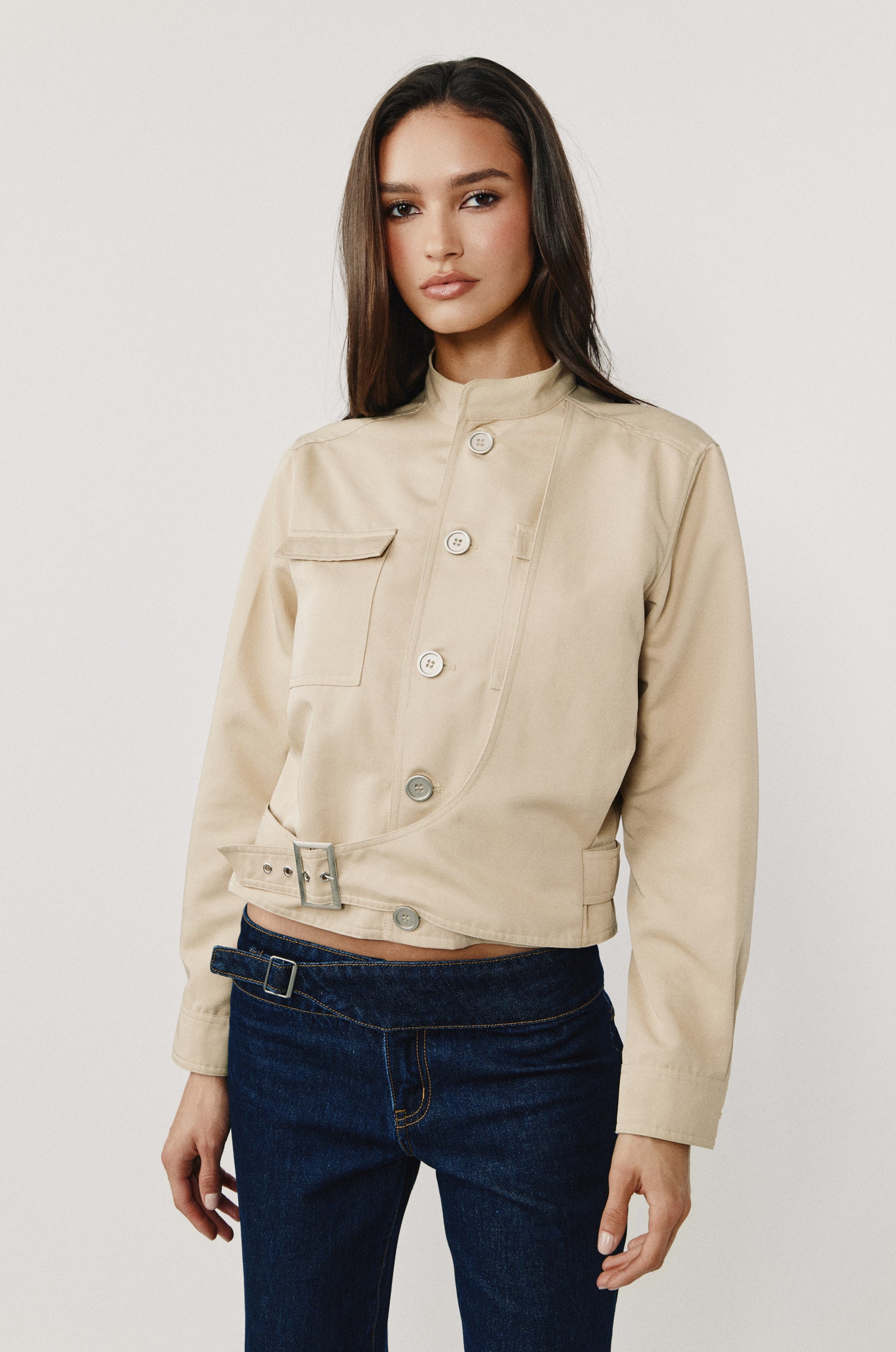 Ross Jacket | Tan – With Jéan
