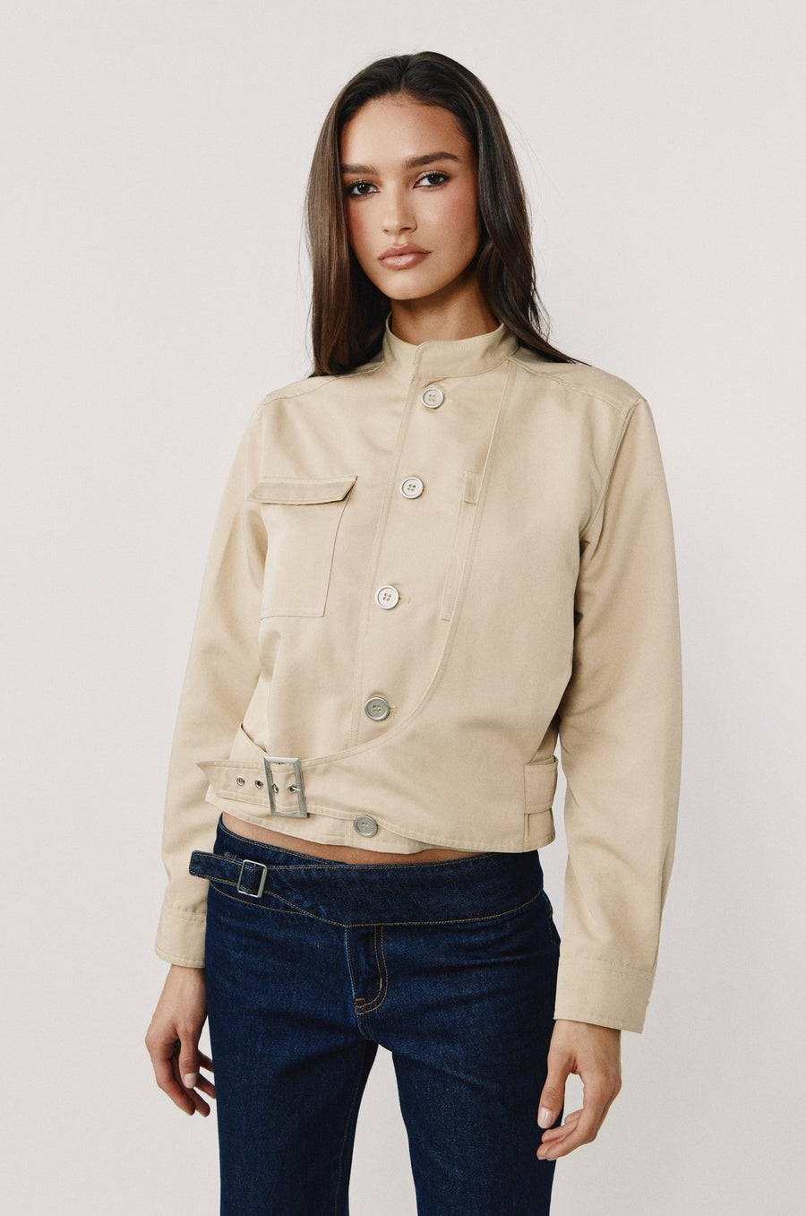 Ross Jacket | Tan – With Jéan