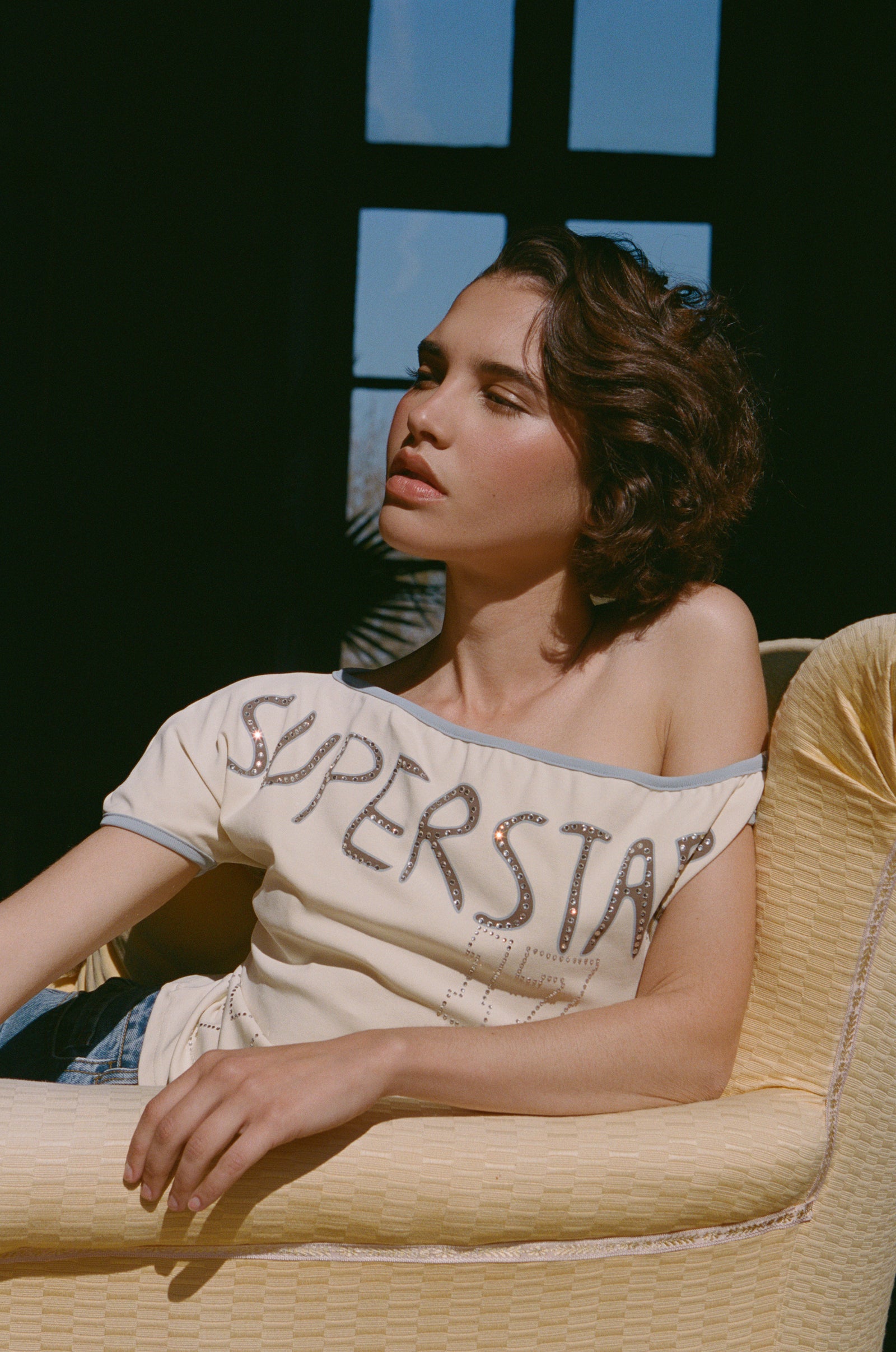 Superstar Seven Tee | Yellow – With Jéan