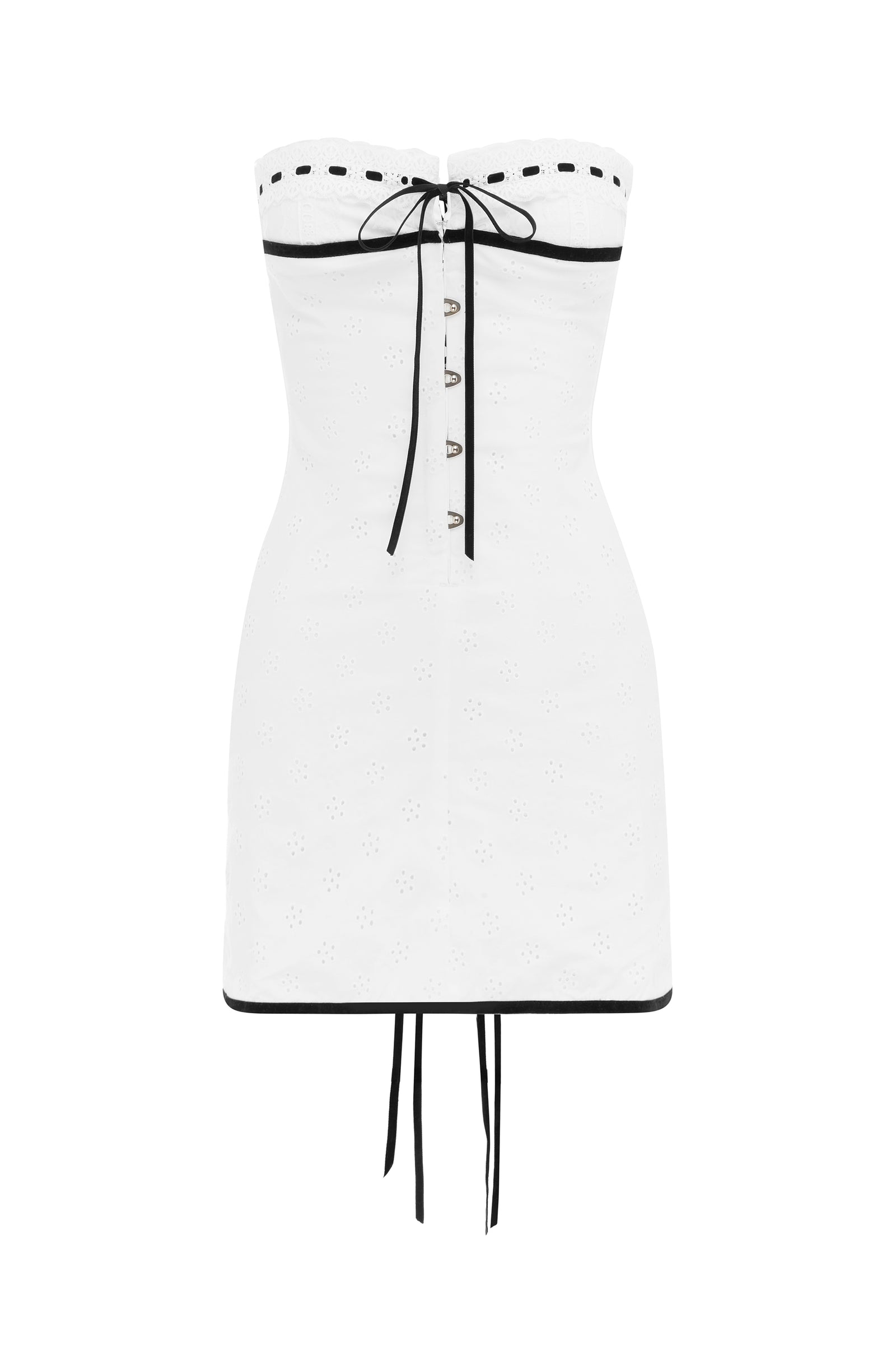 Sabrin Dress | White Embroidery – With Jéan